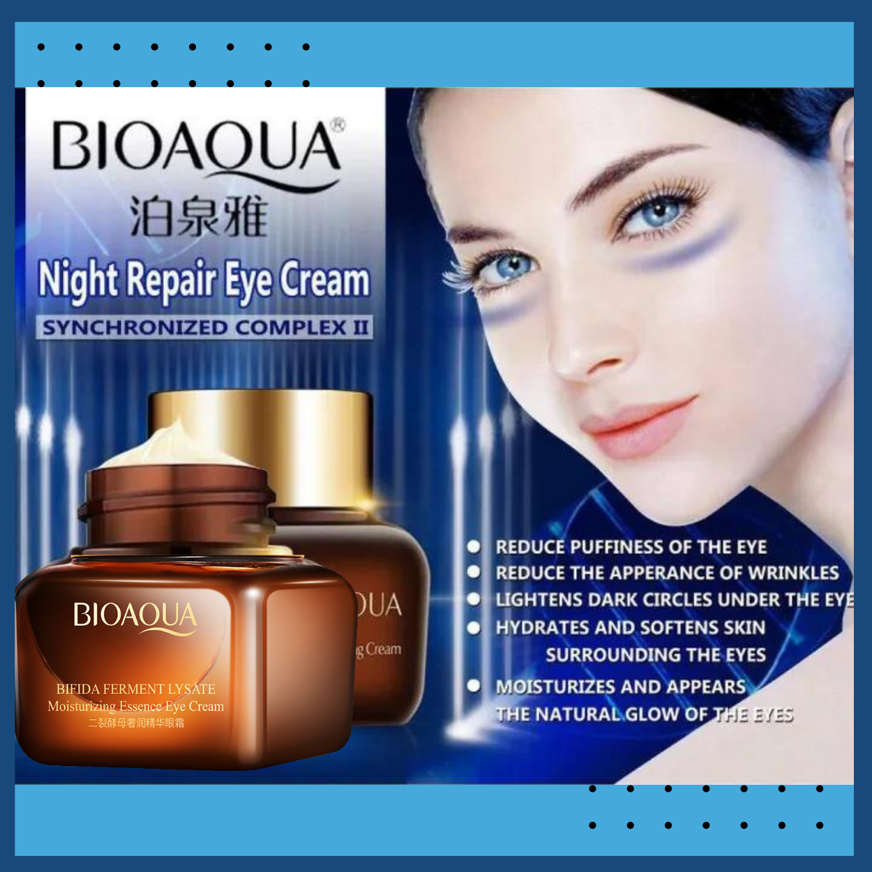 Bioaqua Eye Essence Cream Skin Tightening Serum Cream Anti Puffiness ...