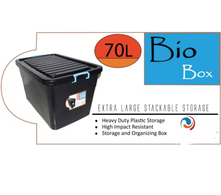 Bio box Heavy Duty storage Box 70 L (1 GET 1) | Lazada PH