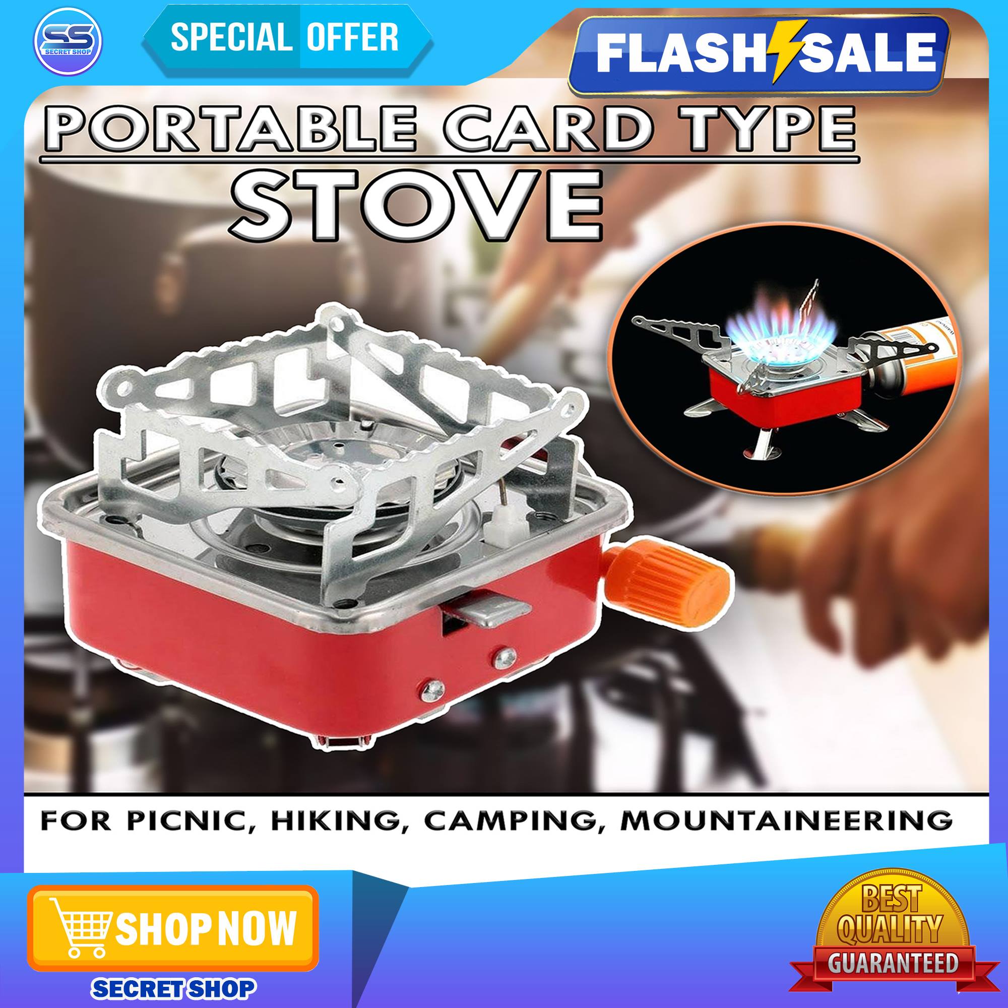 ORIGINAL PORTABLE CARD TYPE STOVE , GAS STOVE , CAMPING TYPE GAS STOVE ...