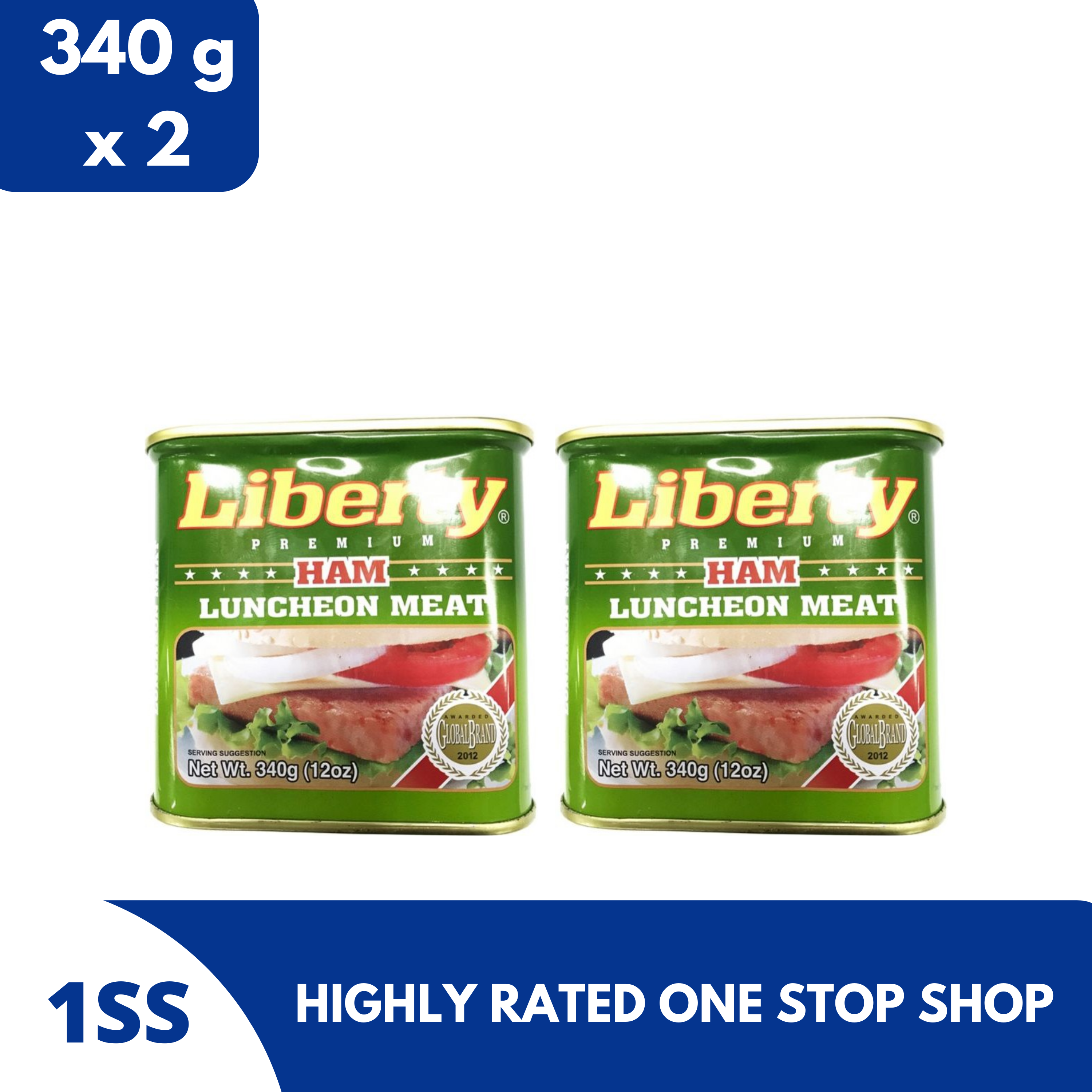 Liberty Premium Ham Luncheon Meat, 340g set of 2 | Lazada PH