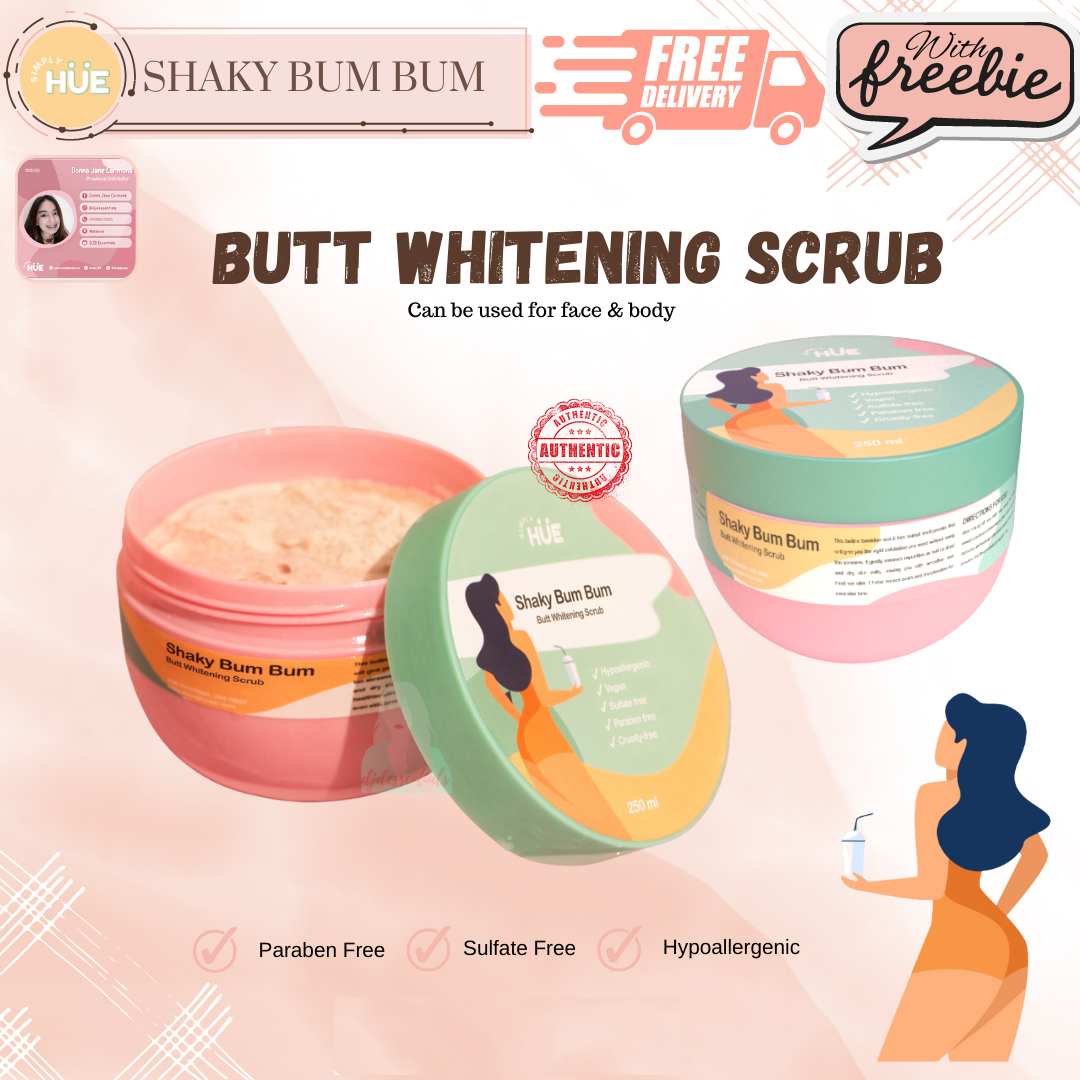 Simply Hue Shaky Bum Bum Butt Whitening Scrub | Lazada PH