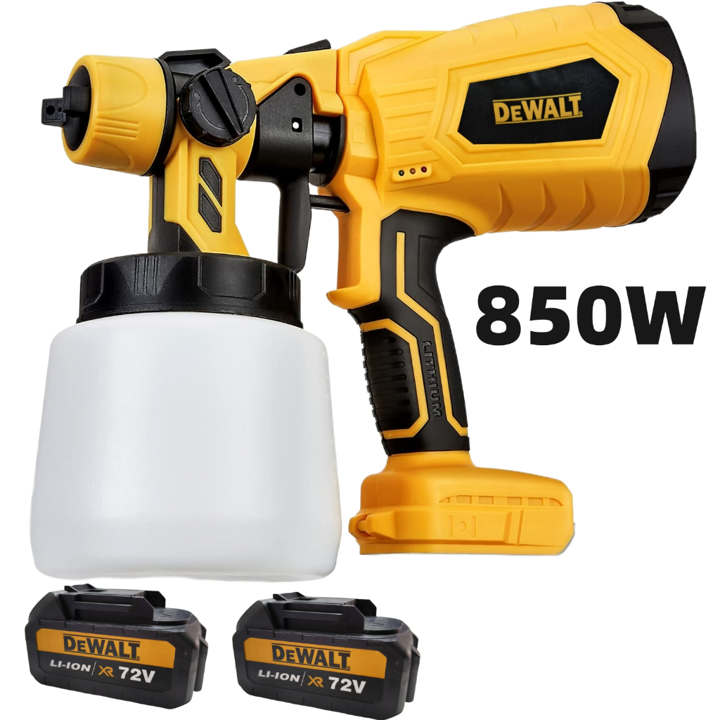 DeWALT Cordless 72V Electric Spray Paint Gun 1000ML High Power ...