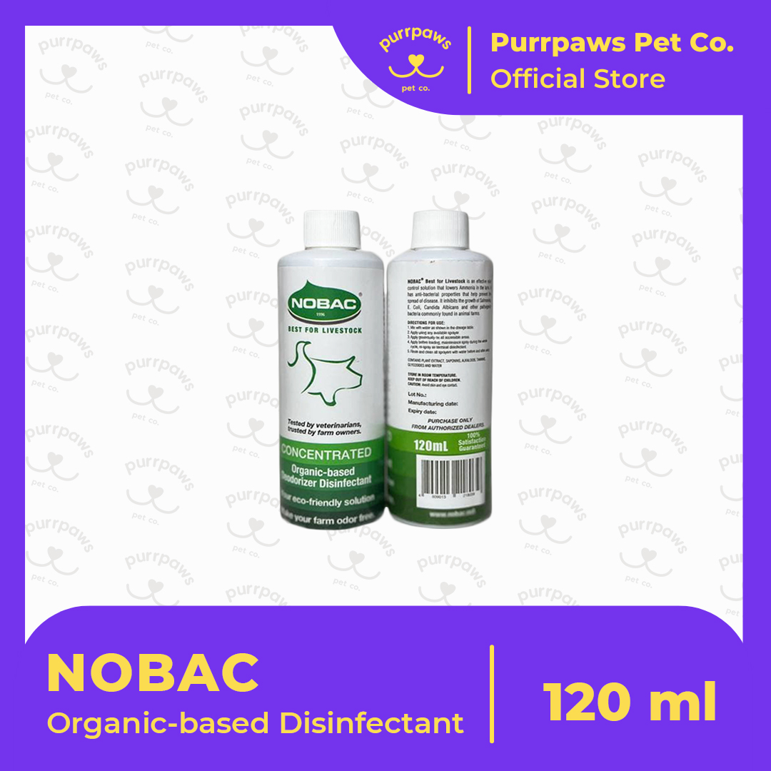 NOBAC Organic-Based Deodorizer and Disinfectant (120 ml) | Lazada PH