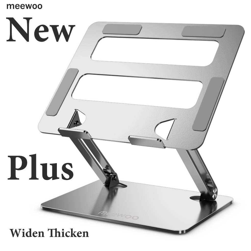 Meewoo Laptop Stand Adjustable Laptop Riser Portable Laptop Holder ...