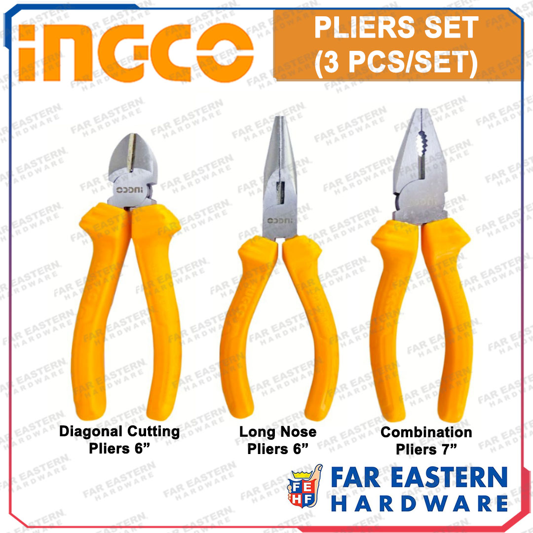 INGCO Pliers Set 3pcs Set HKPS08311 INHT | Lazada PH
