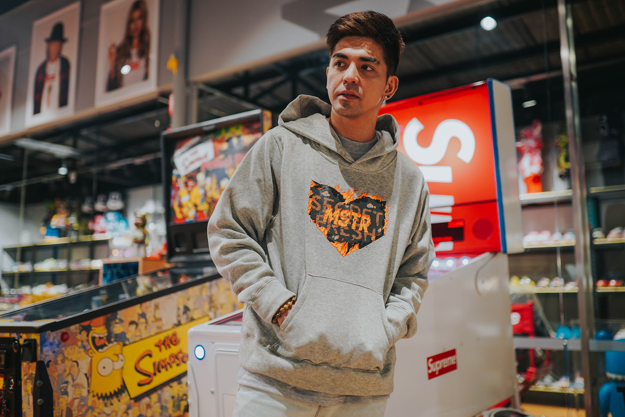 MSTR Co. X SECRET FRESH - FIRE EMBLEM (HOODIE-GREY) | Lazada PH