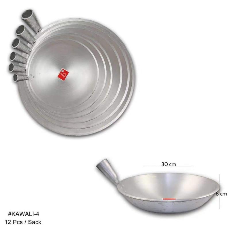 LI Aluminum Kawali Makapal MADE IN PHILIPPINE (1pc) | Lazada PH