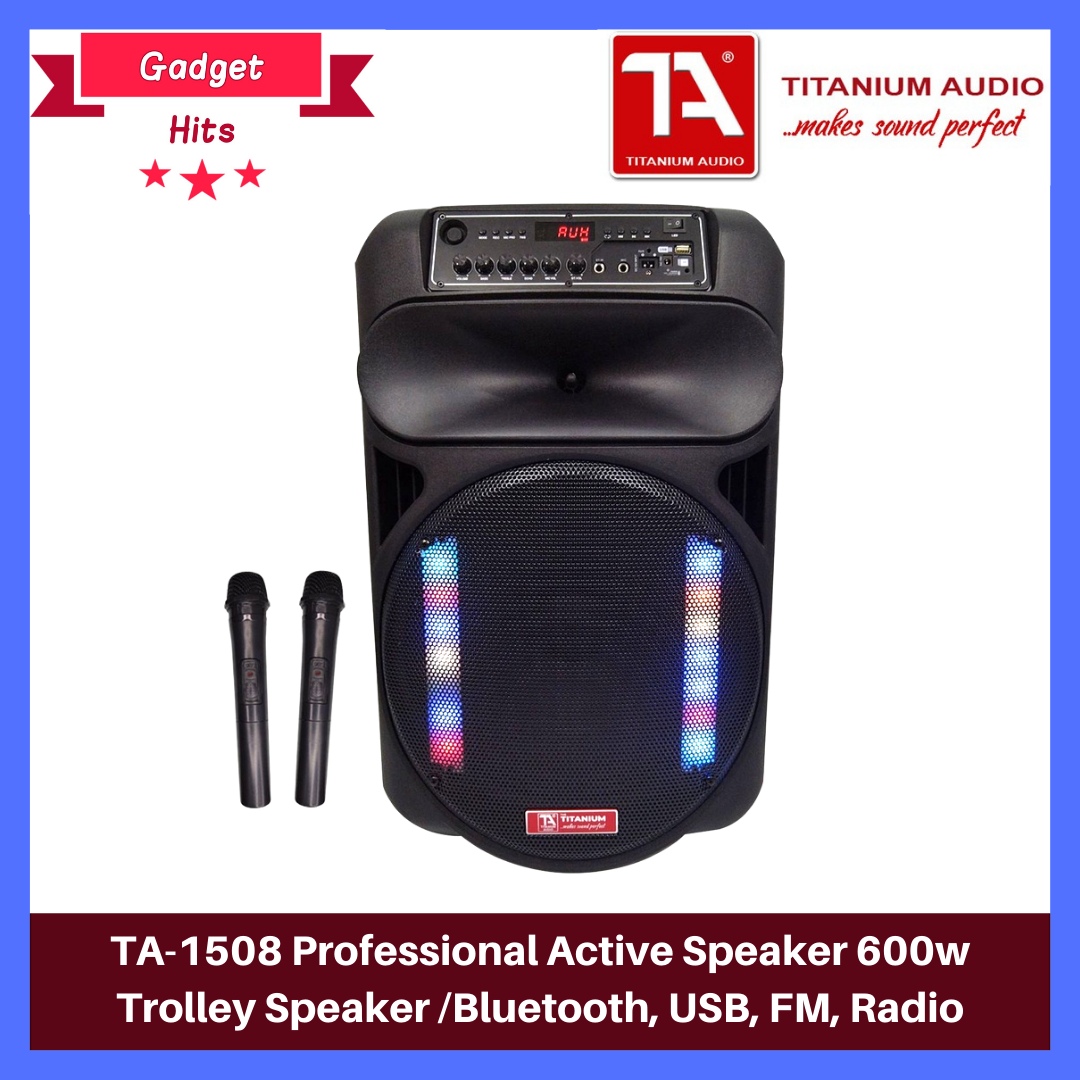 Titanium Audio TA-1508 Professional Active Speaker 600w / Bluetooth ...