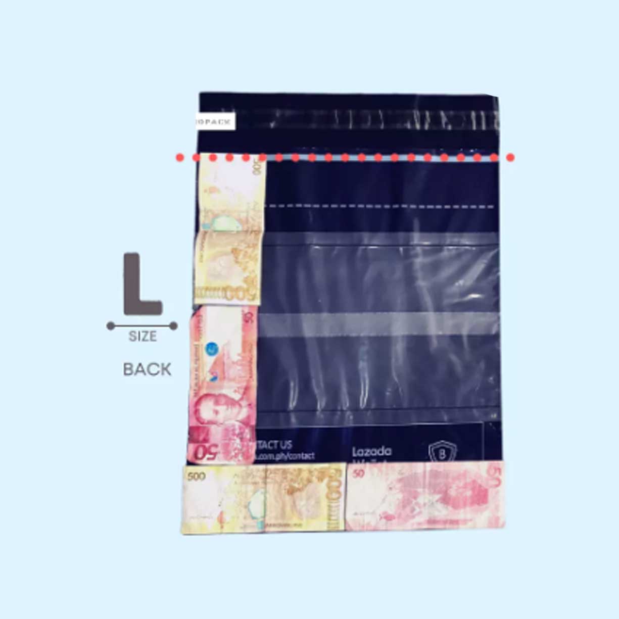 NEW DESIGN Lazadas Pouches with Sleeves [Small, Medium, Large, Extra ...