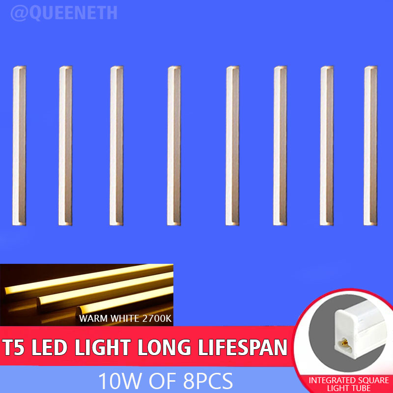 LED T5 Light Bulb Warm White 2700K Daylight 6500K Tube Indoor Outdoor ...