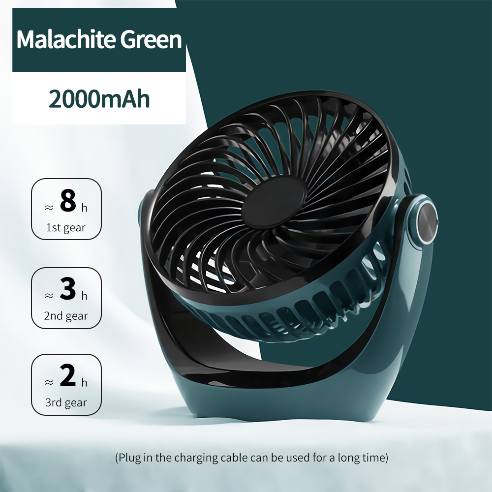 Portable Electric Fan USB Type Plug Mini Fans Small Desktop Fan Quiet ...