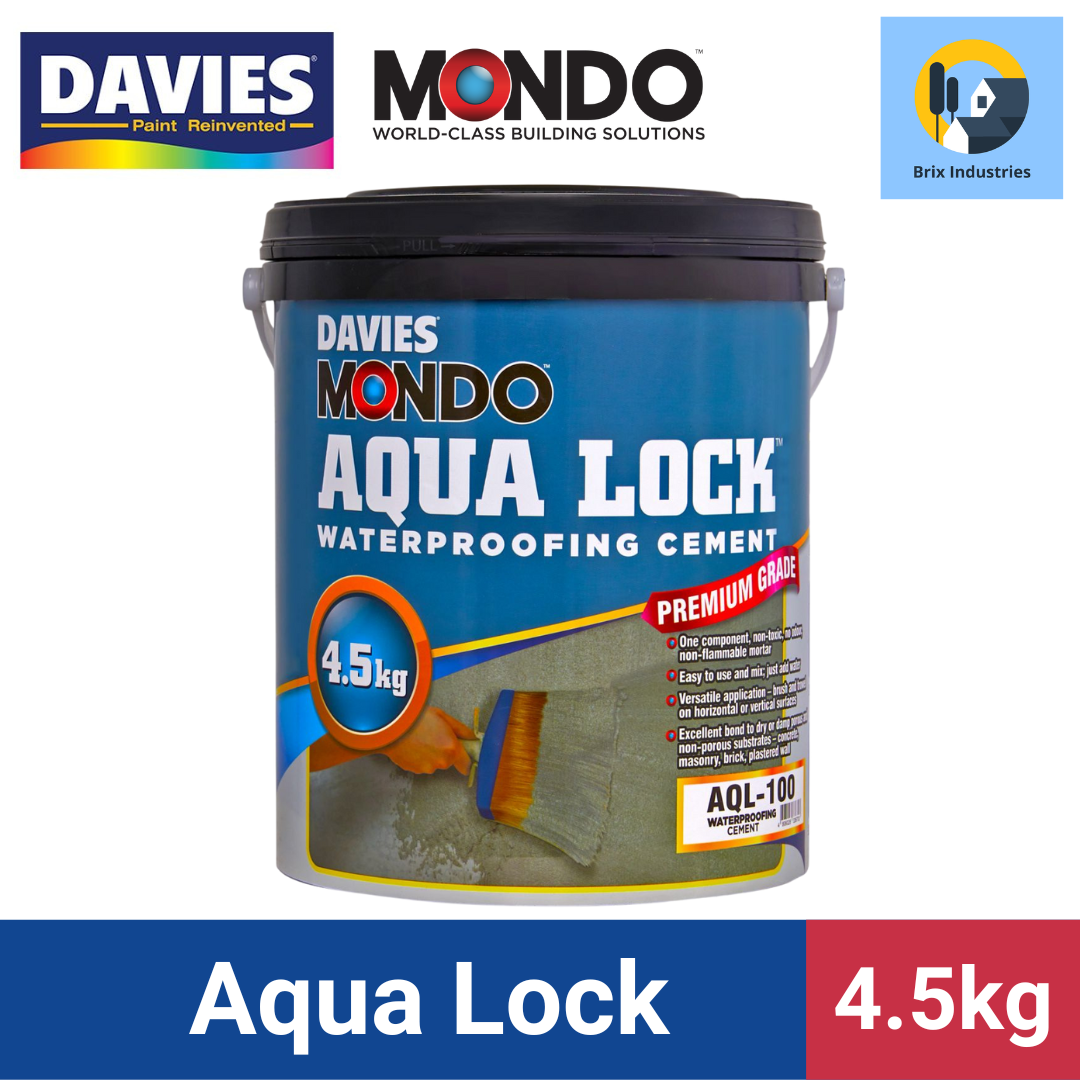 Mondo Aqua Lock Cementitious Polymer Modified Mortar 4.5kg (Gallon Size ...