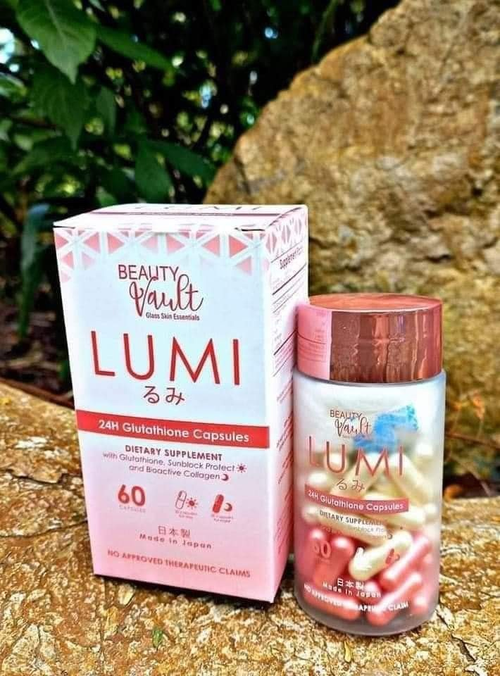 Lumi 24H Glutathione Capsules by Beauty Vault (60 Capsules) | Lazada PH