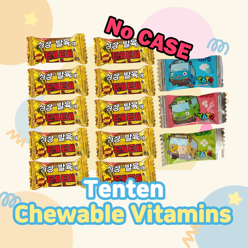 Korean Tenten Chewable Vitamin Tablet 30/60/120pcs Niki Enhypen Pick ...