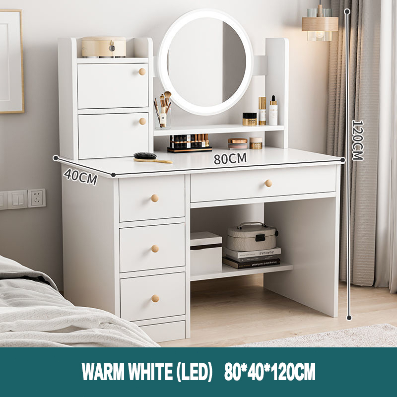 Homelife Dressing Table Home Dressing Table With LED Mirror Modern ...