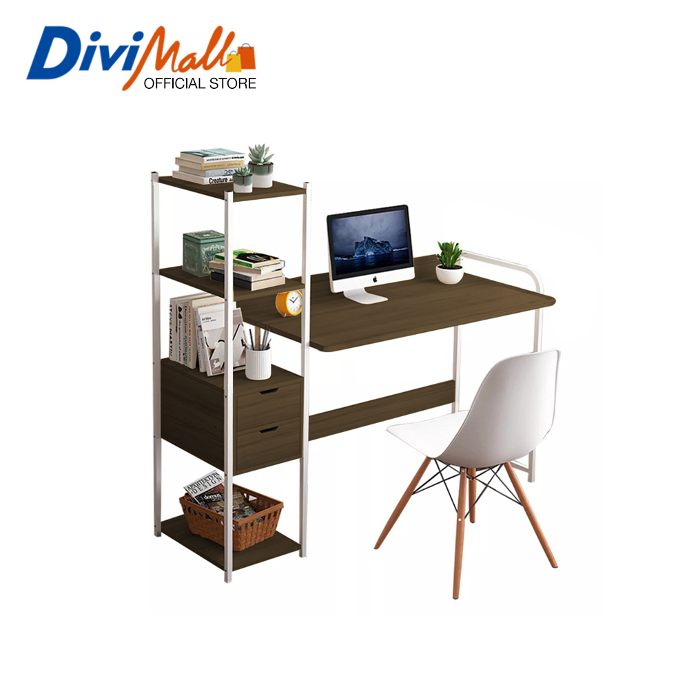 Computer Table With Drawers and Shelves Study Table With Shelves ...