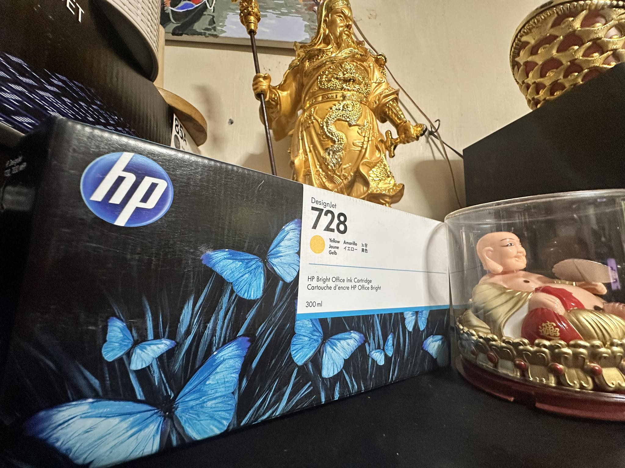 Genuine & Original Hp 728B Matte Black 300ml / HP 728 Yellow 130ml ...