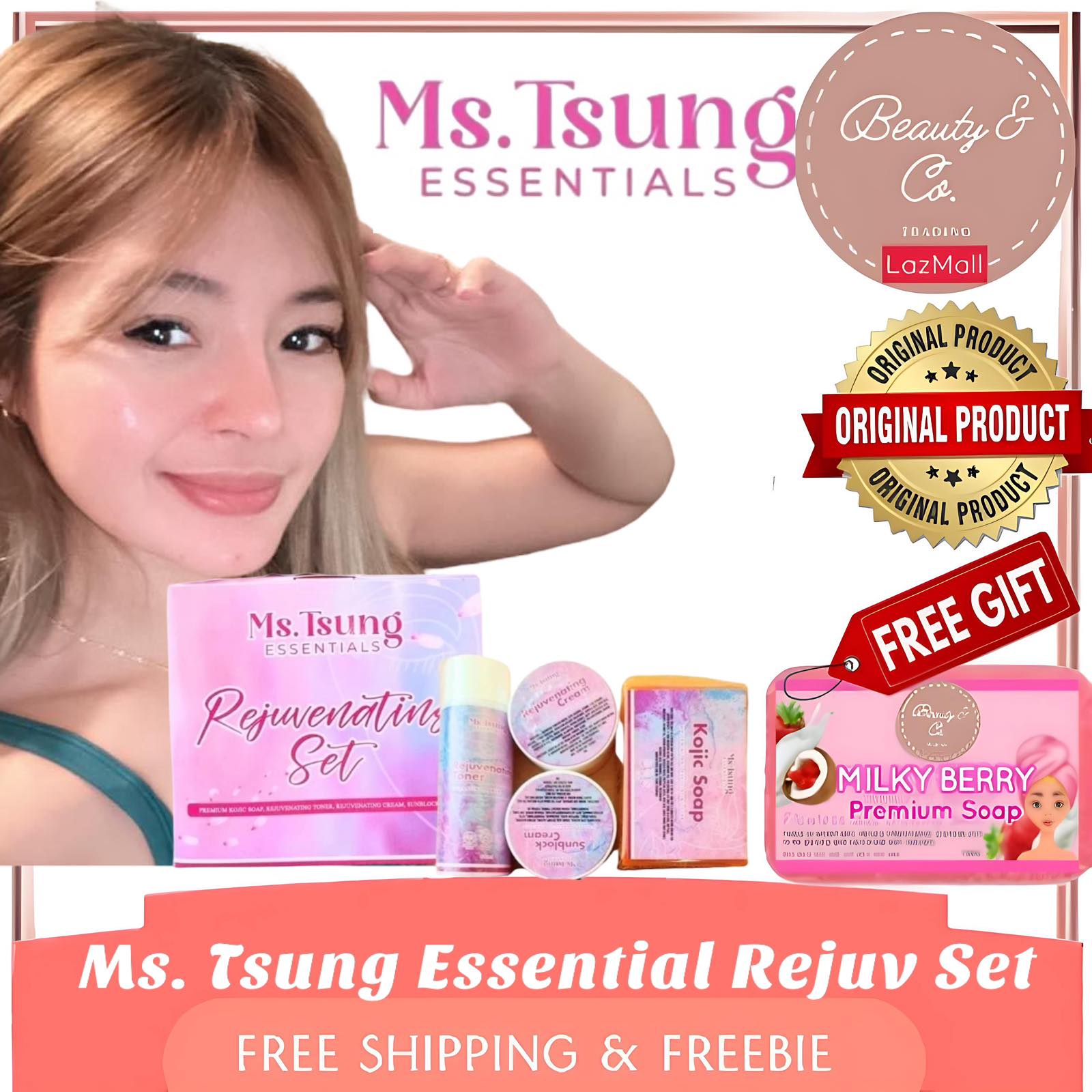 Ms. Tsung Rejuvenating Set (Ms. Tsung Essentials) (FREE SOAP) ORIGINAL | Lazada PH