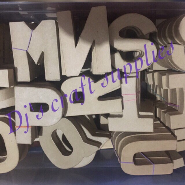 PER PIECE : 12 inches letter standee - letter standees (check photo FOR ...