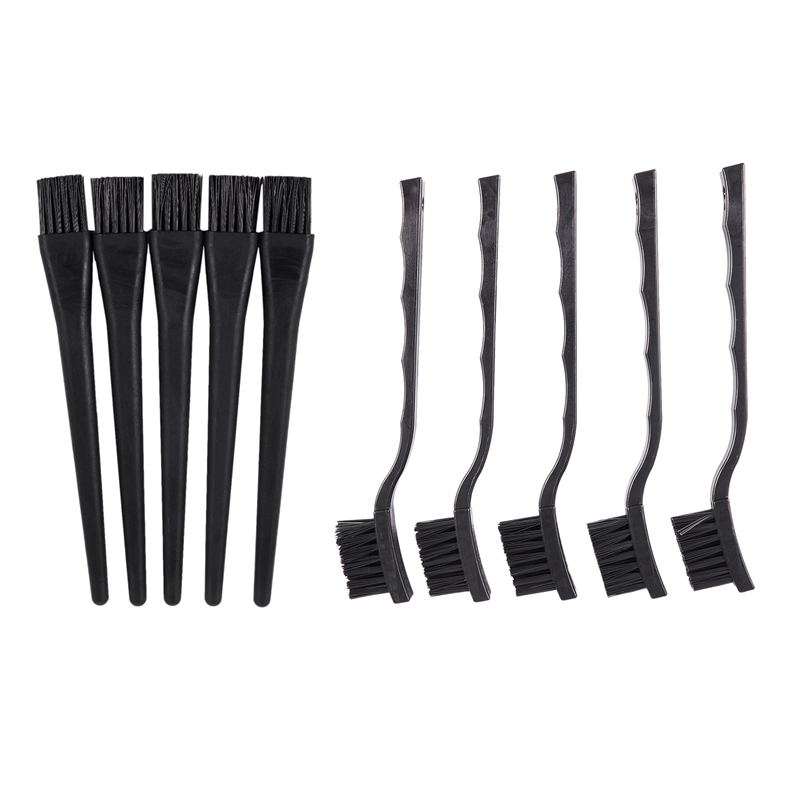 10 Pcs Black Non Slip Handle PCB Rework ESD Anti Static Dust Brush 17cm ...