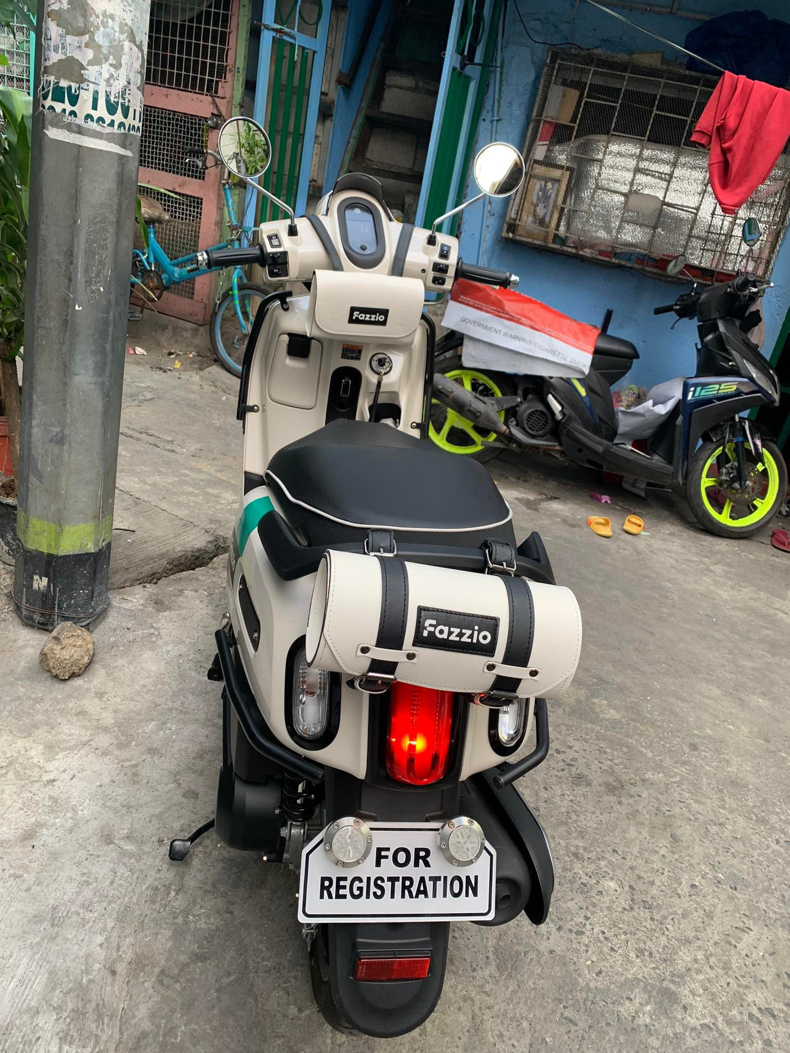 TSMbag L10"x4"x4" for Fazzio White/ Black straps | Lazada PH