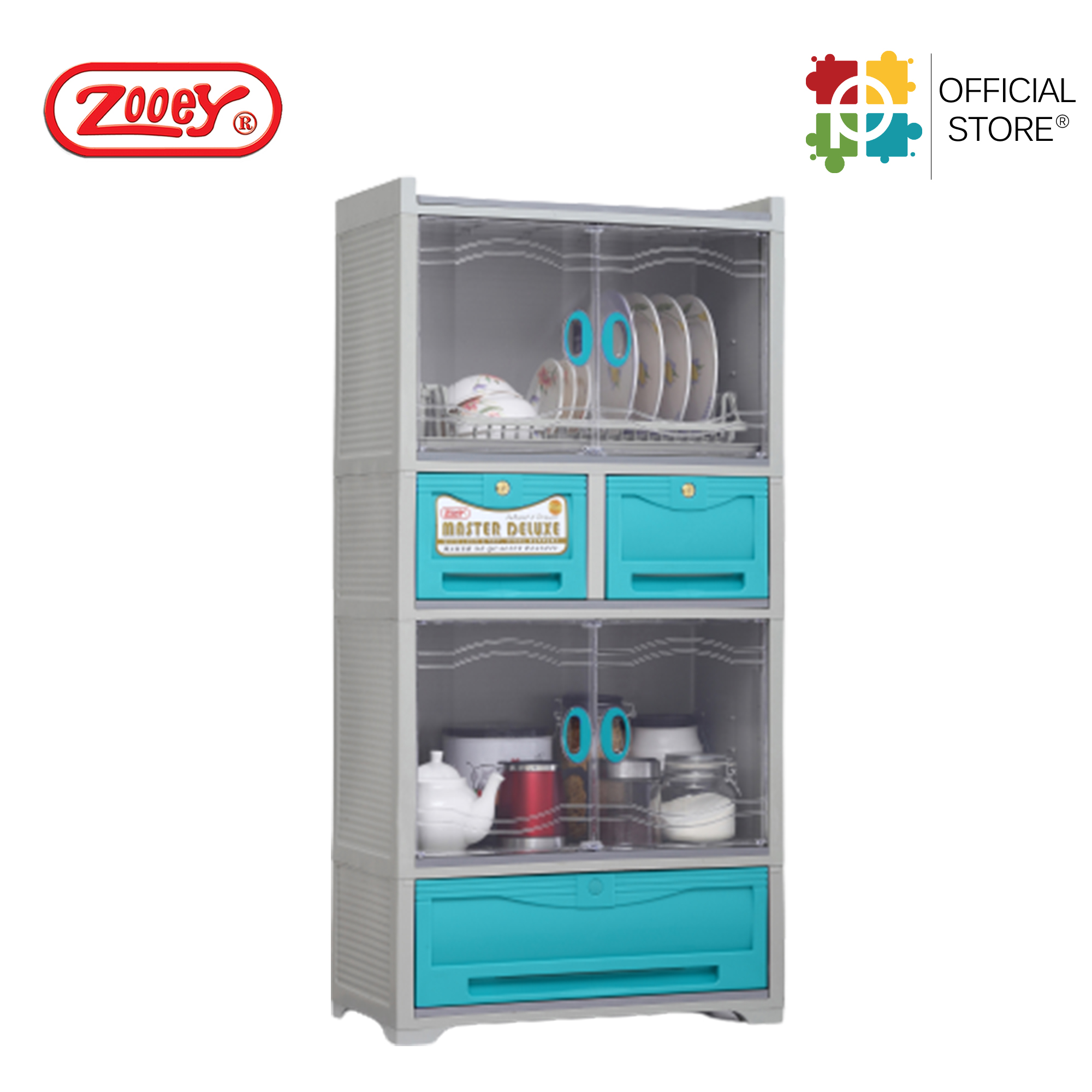 Zooey Mini Master Deluxe Dish CabinetOrganizer Stock No. MMD-909 ...