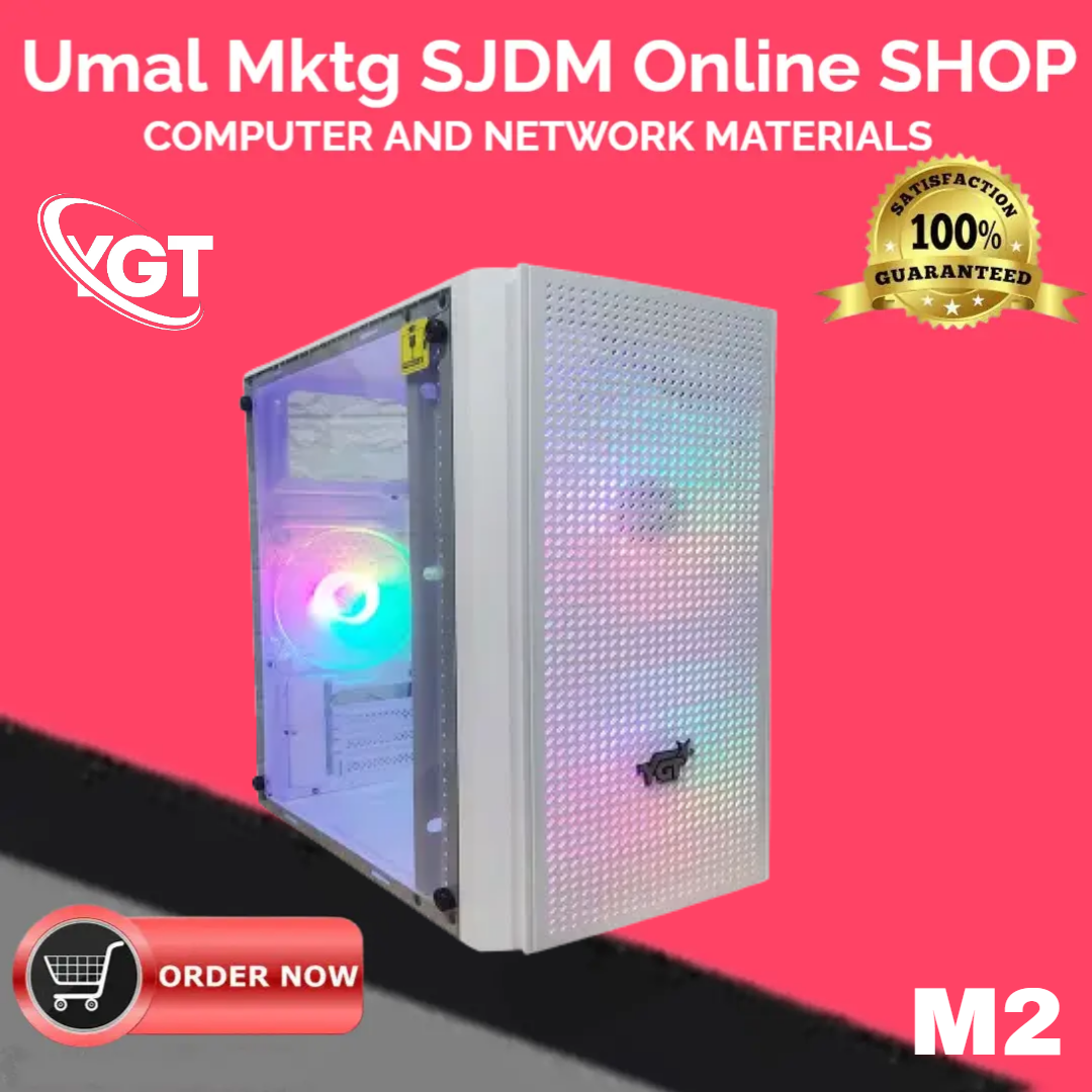 YGT M2 Side Panel Tempered Glass Micro Gaming Case ( CASE ONLY ) max 2 ...