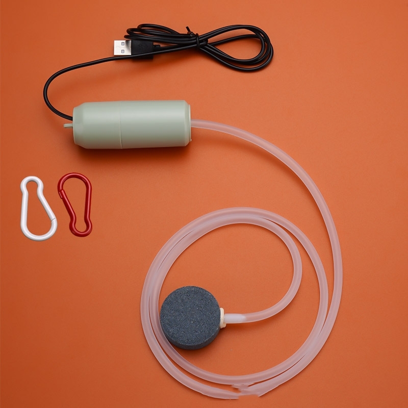 Portable USB Aquarium Oxygen Air Pump Fish Tank USB Silent Air Aerator ...