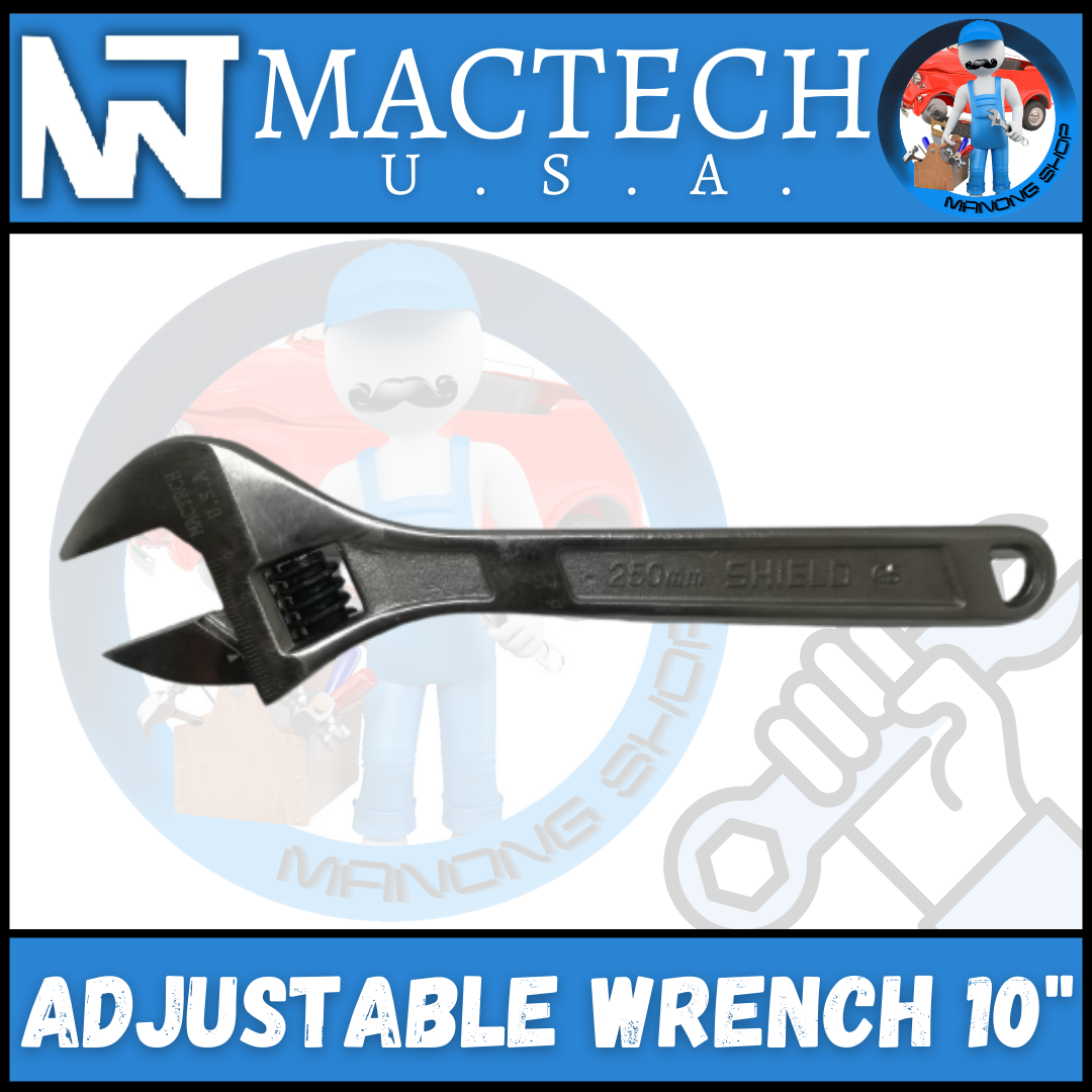 Mactech adjustable wrench 10 inches katala wrench mechanics tool ...
