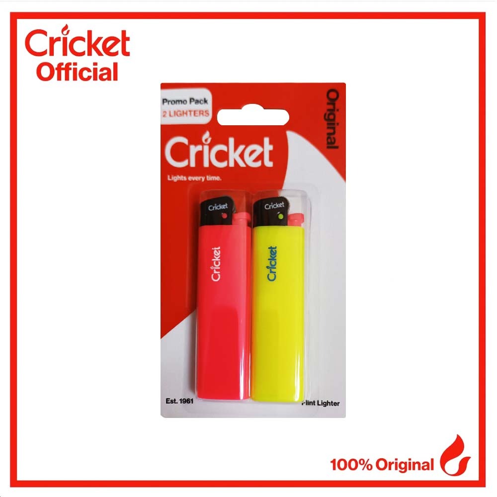 Cricket Lighter Original [Blister Pack] 2-pack | Lazada PH