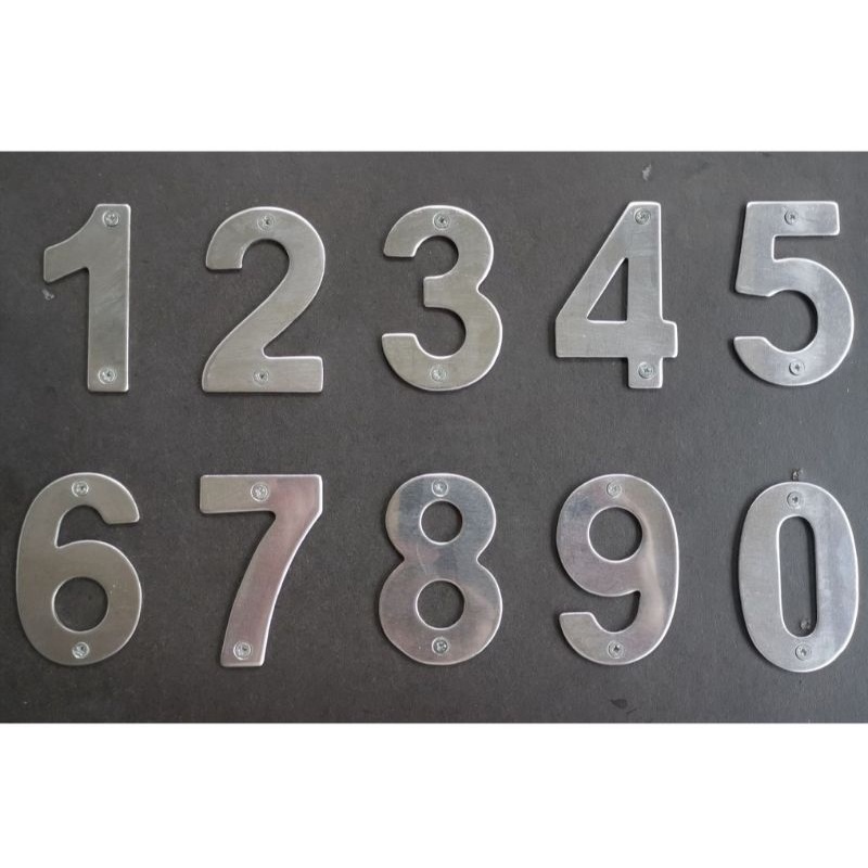 Reliable Hardware 5 inch - Metal House Gate Door Numbers Letters ...