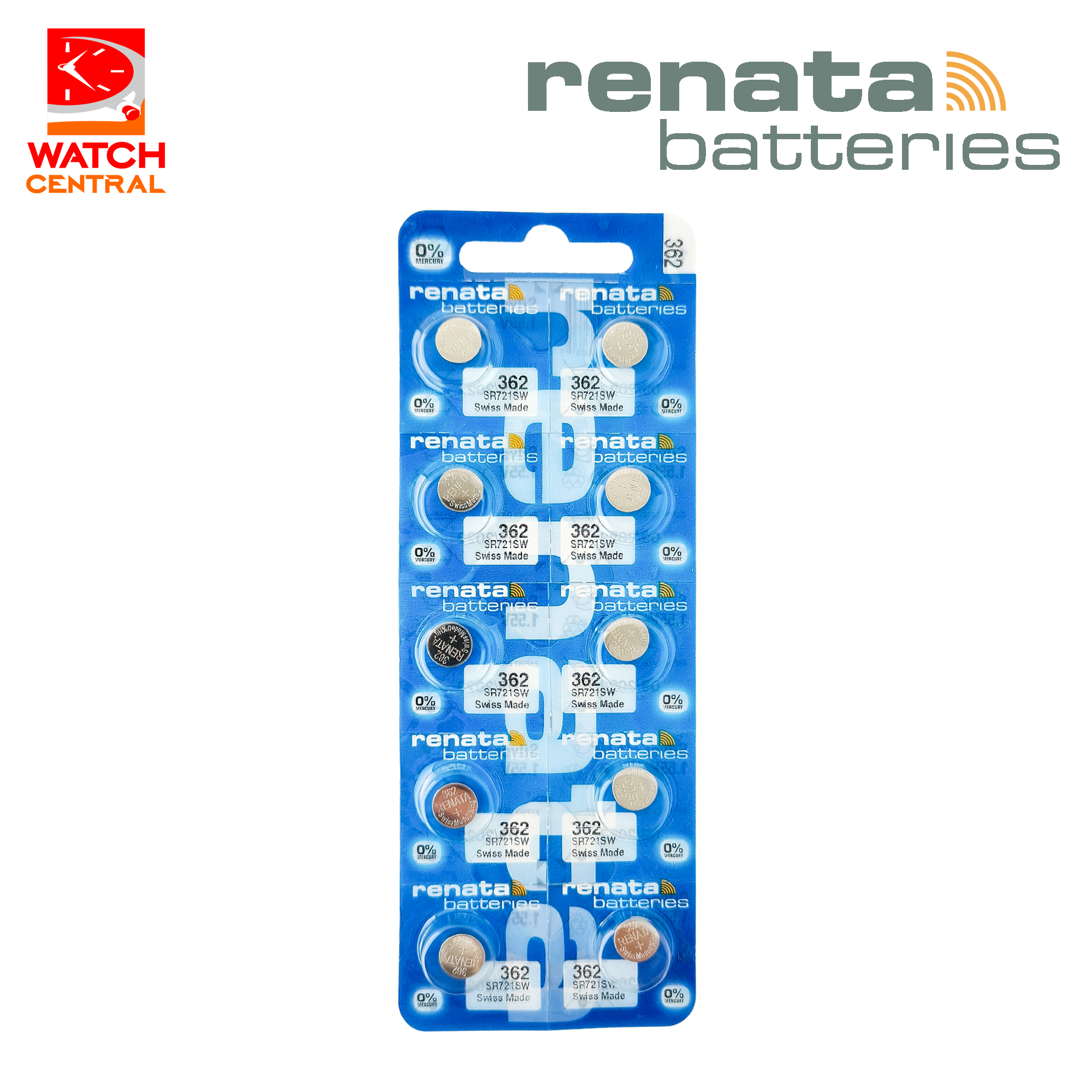 Renata 362 SR721SW Watch Battery Pack of 10 Pieces | Lazada PH
