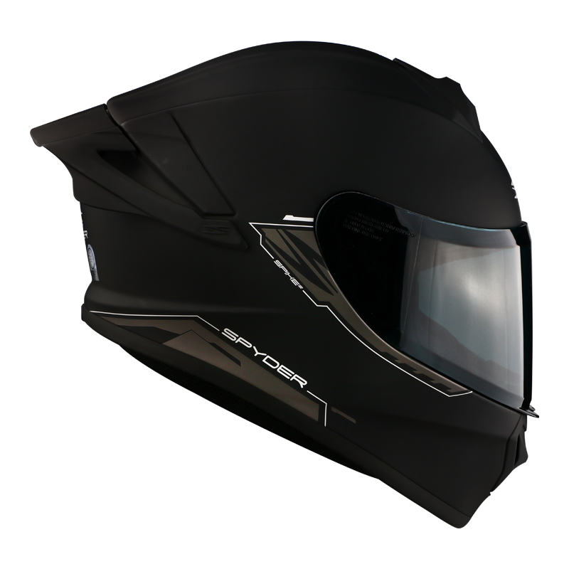 Spyder Full-Face Helmet Spike 2 P S0 V2 (FREE Clear Visor & Spoiler ...