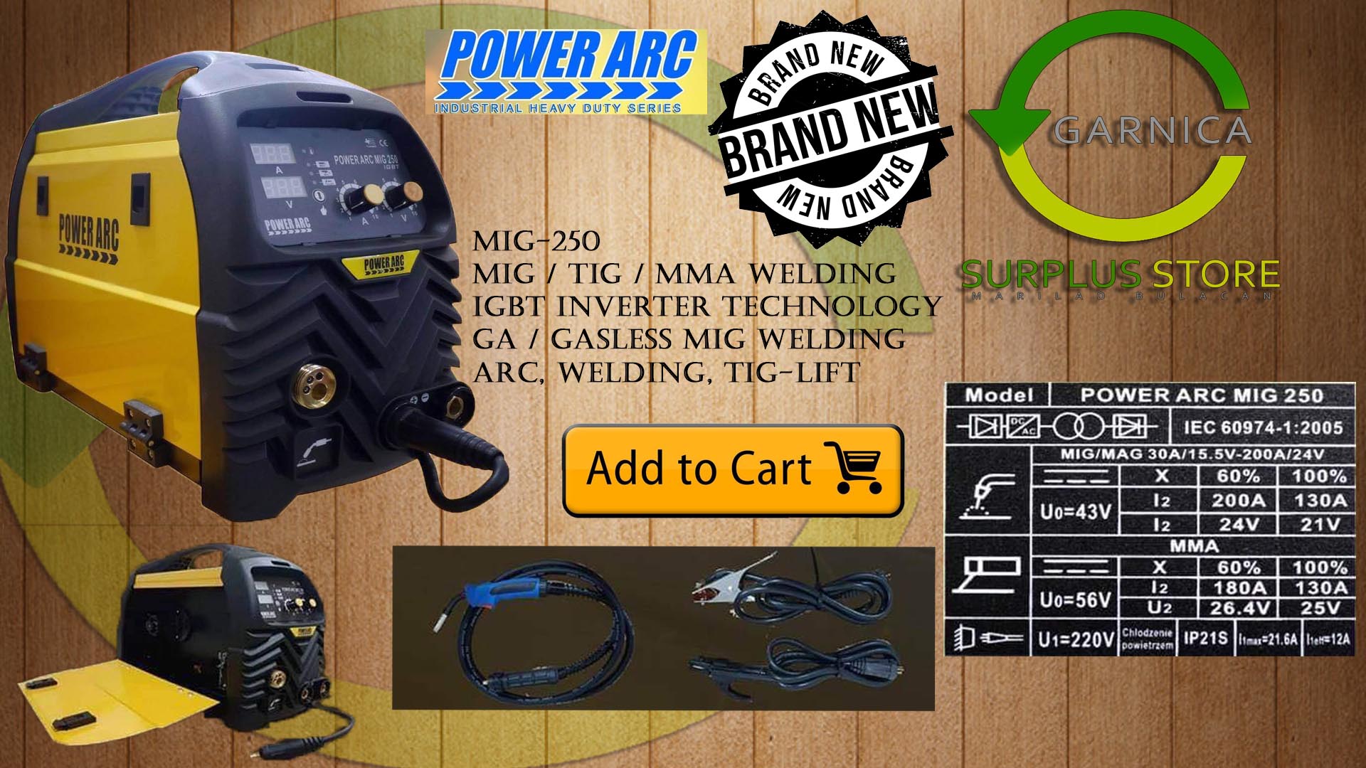 POWER ARC Welding MIG-250 | Lazada PH