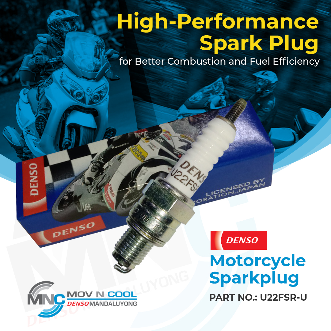 Denso Motorcycle Spark plug (U22FSR-U) | Lazada PH