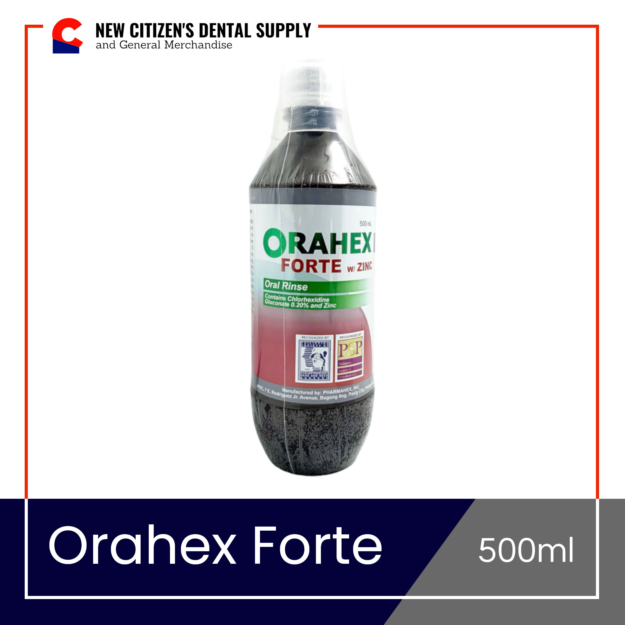 Orahex Forte Mouthwash 500ml | Lazada PH