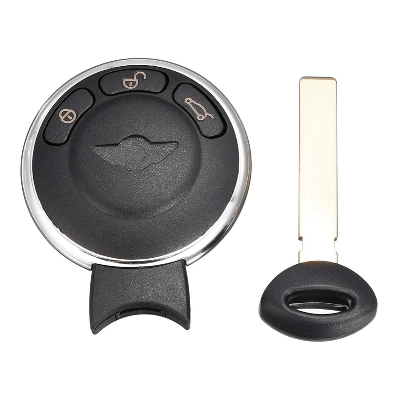 3 Buttons with PCF7952 Chip 315MHz Remote Key Fob Shell for Mini Cooper ...