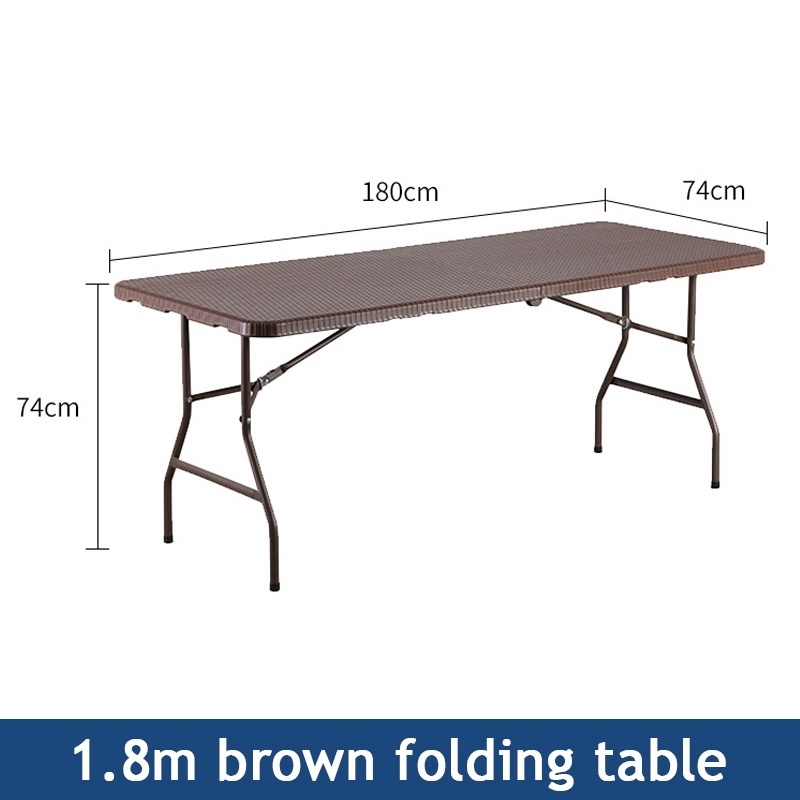Foldable Table 180cm Computer Gaming Table Tea Table Study Desk Dining ...