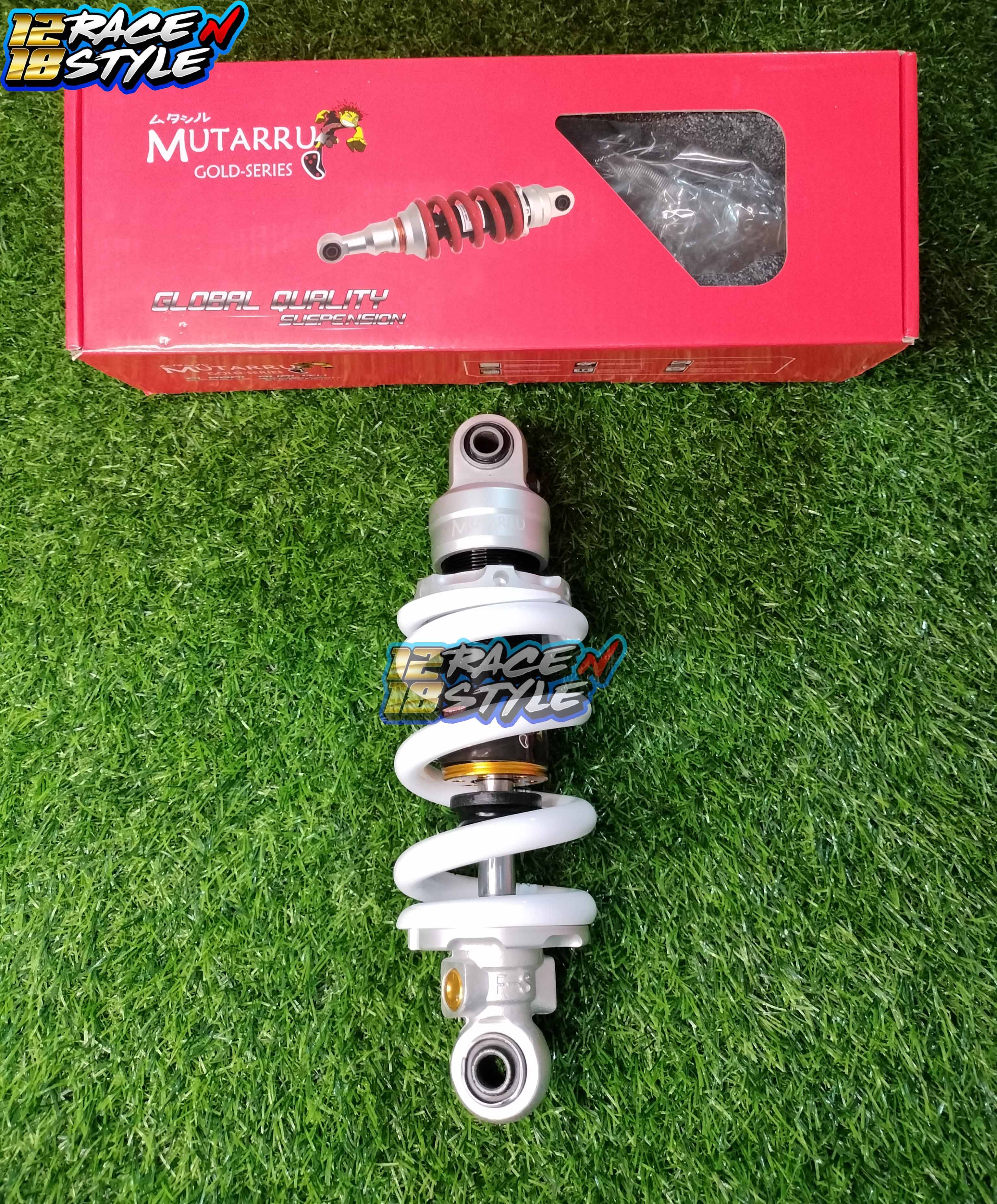 MUTARRU REAR SHOCK 230mm LOWERING SHOCK RS 150 / RAIDER 150 JAPAN MADE ...