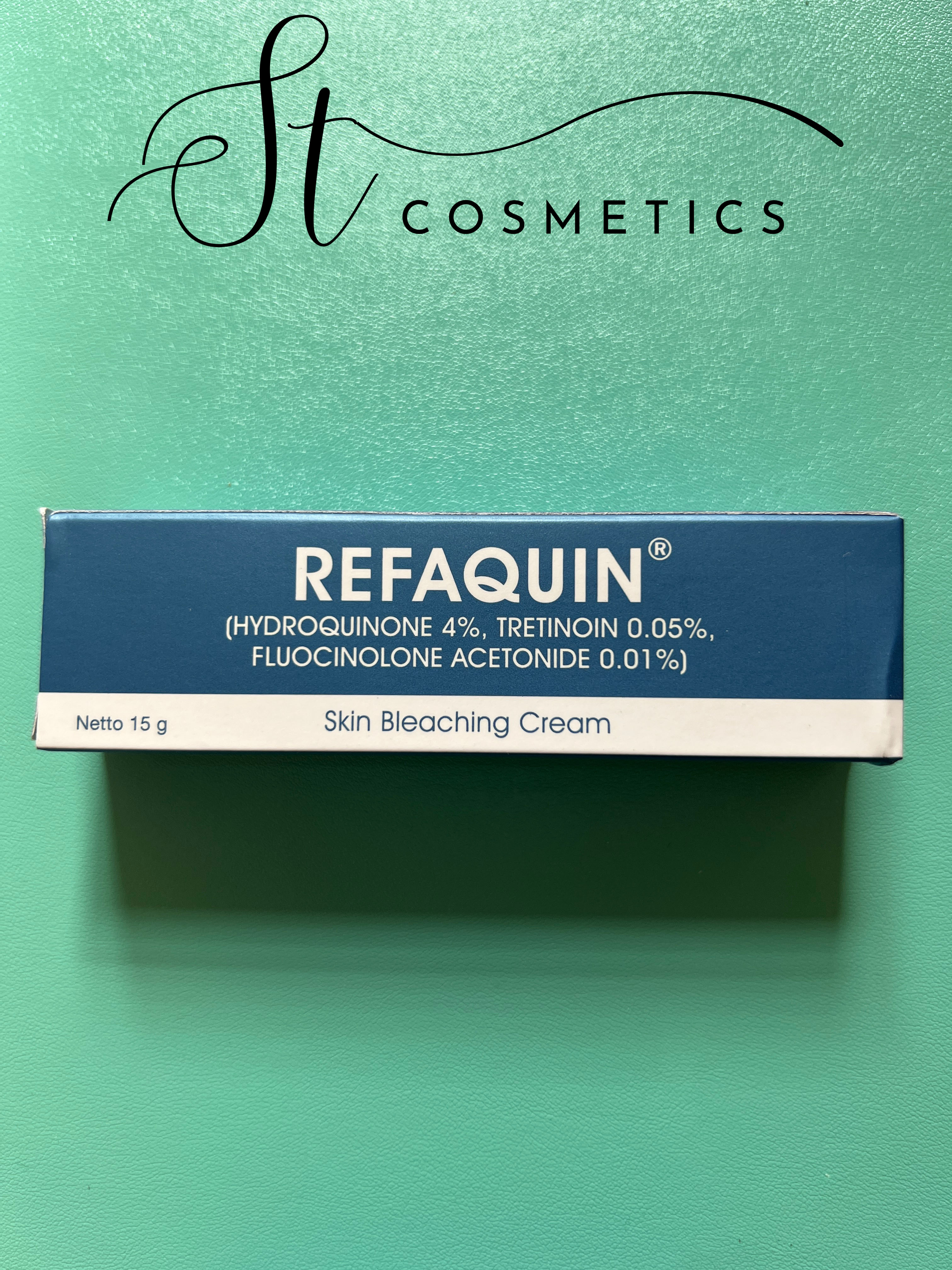 Refaquin Cream 10g | 15g Hydroquinone 4% Tretinoin Fluocinolone ...