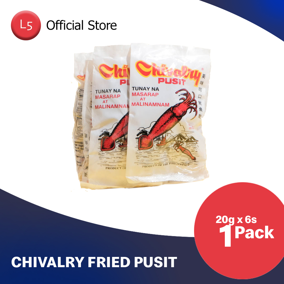 Chivalry Fried Pusit 20g x 6s | Lazada PH