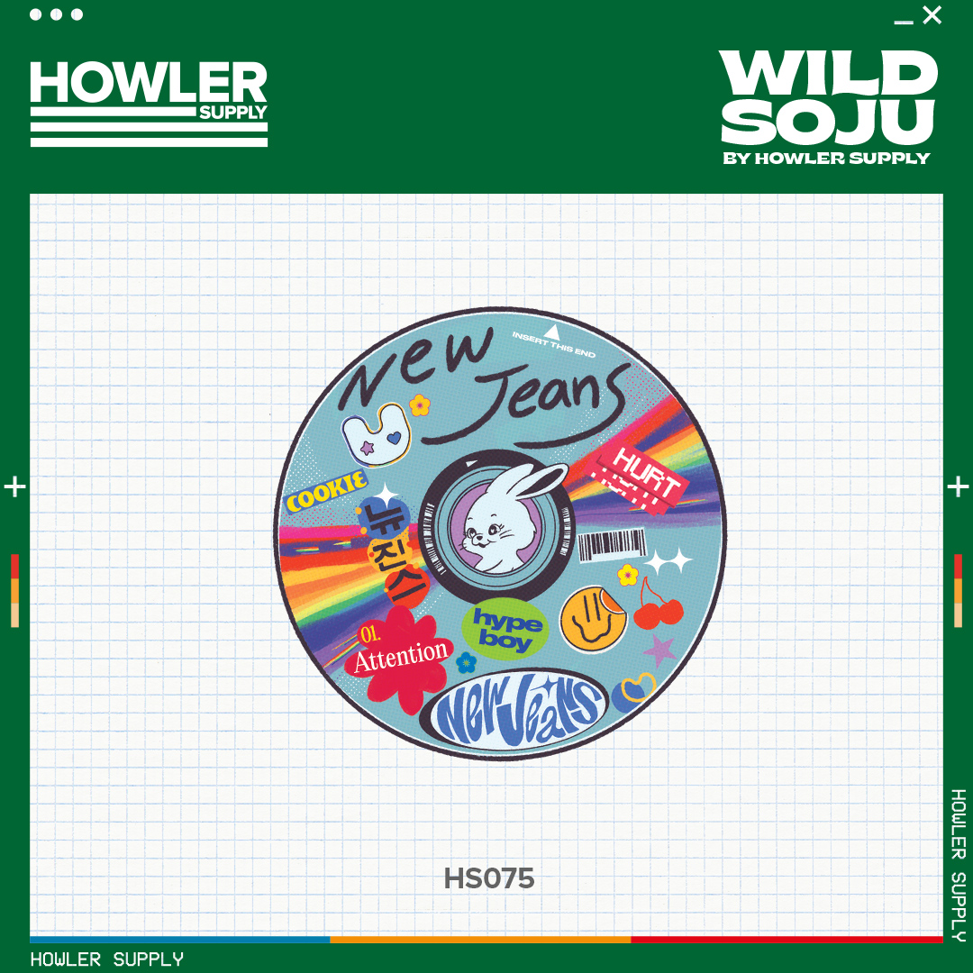 SOLO-HS075 (Wild Soju: New Jeans Disc) Laminated Sticker | Lazada PH