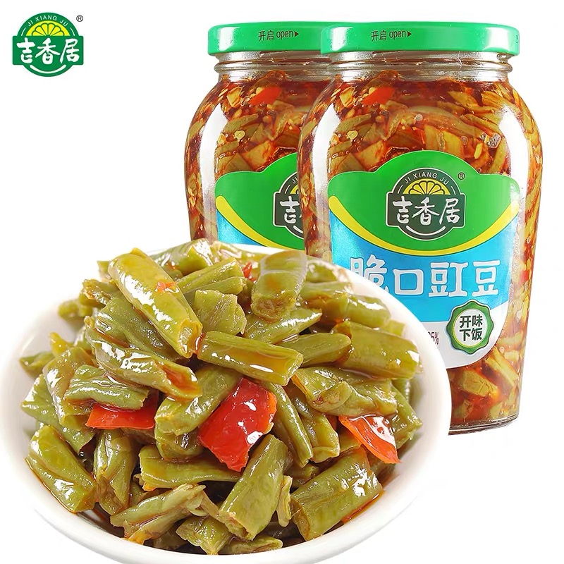 JiXiangJu Spicy Pickles(LongBean) Chinese Famous food Brand Sauce ...