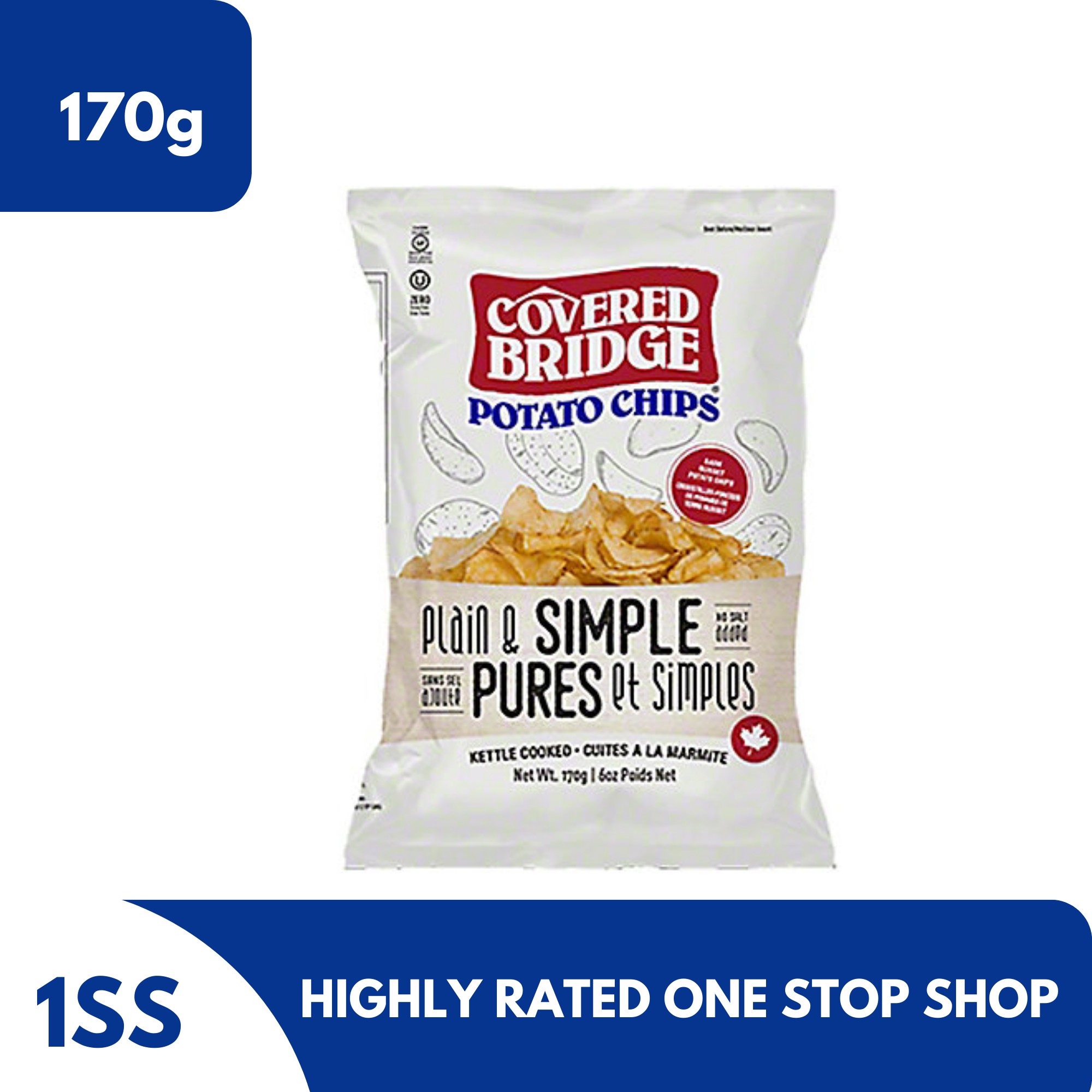 Covered Bridge Potato Chips, 170g | Lazada PH