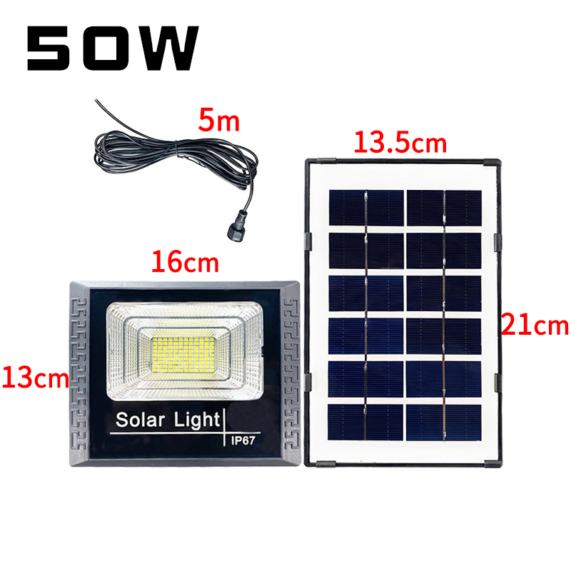 30W 50W 100W 150W 200 Watts Solar Lights Outdoor Waterproof Flood Solar ...
