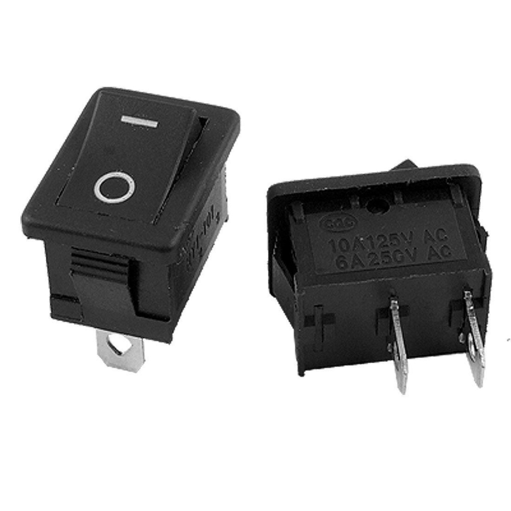 10 Pcs AC 6A/250V 10A/125V 2 Solder Lug On/Off Mini เครื่องโยกเรือ ...