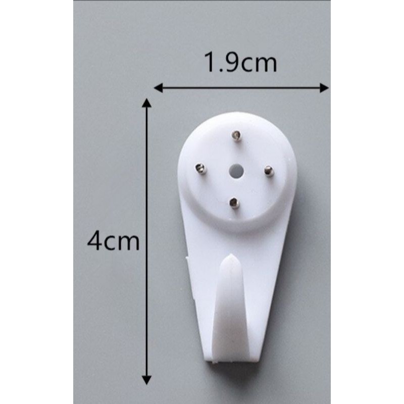 (4cm x 1.9cm) WALL FRAME HOOKS | SEAMLESS NAILS | Lazada PH