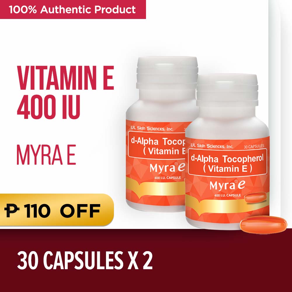 Myra E 400 I.U. 30s Bottle (2 Bottles) | Lazada PH