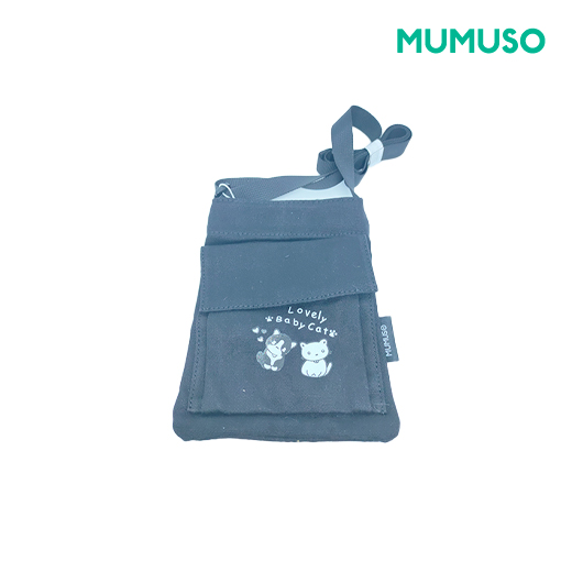 MUMUSO Canvas Cell Phone Purse (Black) | Lazada PH