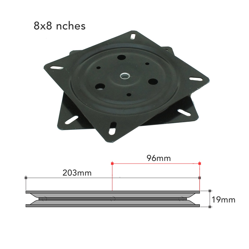 Lazy Susan Square Steel Rotary Rotary Table Furniture Rotary Table and ...